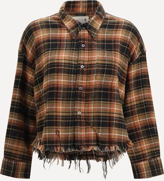 R13 Plaid Shirt Female S