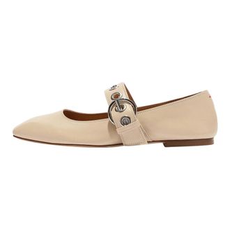 Aeyde UMA Eyelet Nappa - - Shoes - Damen - Beige - 36 1/2 EU
