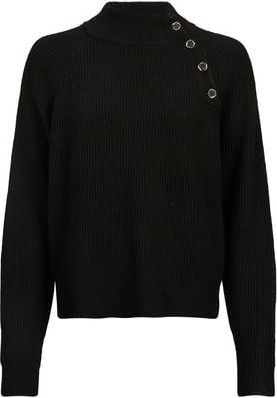 Vila Pull col rond droit &agrave; boutons