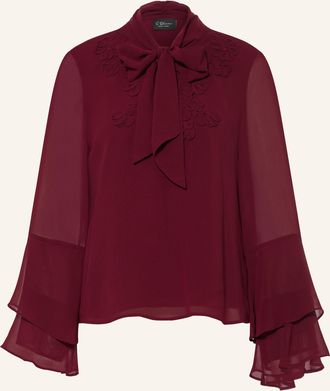 s.Oliver Black Label S.Oliver Black Label Schluppenbluse Mit Volants rot