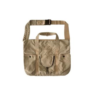 C.P. Company C.p. Company, Homme, Sacs, Beige, Taille: ONE Size Twill Tote Bag