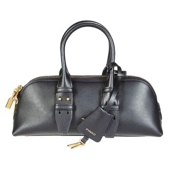 Pinko Pinko, Femme, Sacs, Noir, Taille: ONE Size Bowling Bag Baguette Vitello