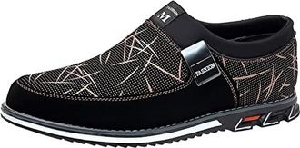 Generic Chaussures Cuir Homme Mode, Derby Mens Shoes, Style de Mode Respirant Confortable Affaires sans Lacet Travail Loisirs Hit Couleur en Cuir (Brown 47)