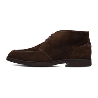 Greve Braune Wildleder Schn&uuml;rschuhe - - Shoes - Herren - Braun - 40 1/2 EU