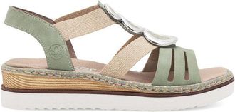 Rieker Sandalen 679L4-52 Gr&uuml;n