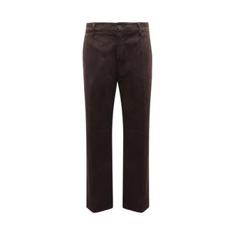 Mason's New York Straight Braune Hose - - Trousers - Damen - Braun - XL