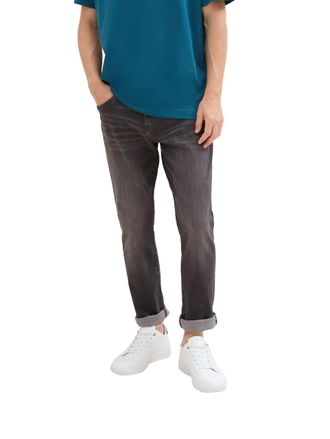 Tom Tailor Herren Josh Regular Slim Jeans mit Stretch, stone grey denim, 30/32
