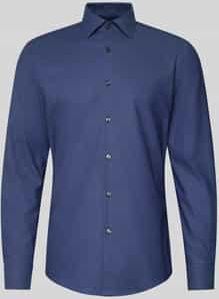 HUGO BOSS Slim Fit Businesshemd aus Baumwoll-Mix Modell HANK