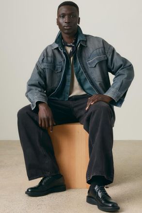 Levi's Surchemise Western Lenox - Homme - D&eacute;lavage Fonc&eacute; / Late Night Drives - XL