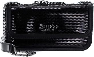 Guess Kaska Mini Convertible Crossbody Flap Black
