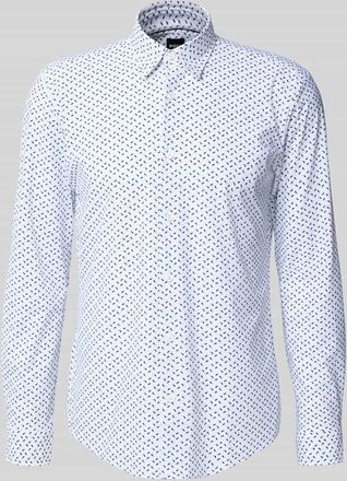 HUGO BOSS Slim Fit Businesshemd aus atmungsaktivem Material Modell ROAN