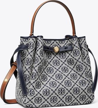 Tory Burch Romy Bucket Bag mit T-Monogramm