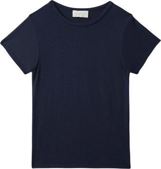 Wakakuu Icons Femme, Tops, Bleu, Taille: 44 FR Baby Tee Modal