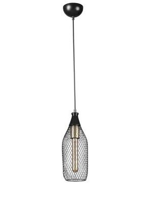 Opviq Elegant Black Chandelier, Metal Body, Adjustable Height 70 cm, Antique Coated Finish, E27 Socket Max 40W | Perfect for Modern Home D&eacute;cor