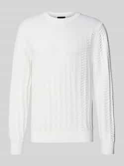 HUGO BOSS Pullover mit strukturierter Strickoptik Modell Simond
