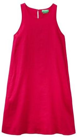 Benetton Robe 4aghdv02u, Rouge fonc&eacute; 19D, M Femme