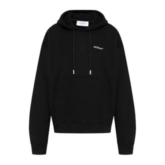 Off-white Logo Kapuzenpullover - - Sweatshirts & Hoodies - Herren - Schwarzk - M