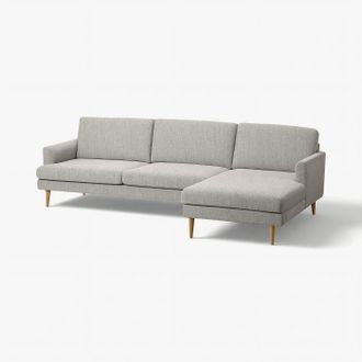 IKEA GRILLSTORP / SMEDSTORP 4er-Sofa mit R&eacute;camiere rechts