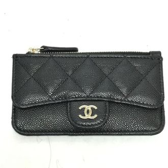 Chanel Pre-owned Cuir petite-maroquinerie - Femme - Pre-owned - Noir - Taille: ONE Size