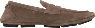 Dolce & Gabbana Homme, Chaussures, Brun, Taille: 42 EU DG Driver Suede Mocassins