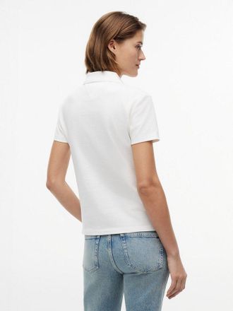 Tommy Jeans Poloshirt TJW SLIM ESSENTIAL SS POLO Baumwollmischung, slim fit