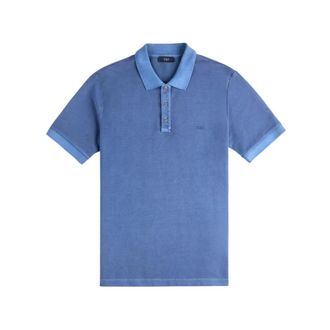 Fay Homme, Tops, Bleu, Taille: 2XL Polo Piquet