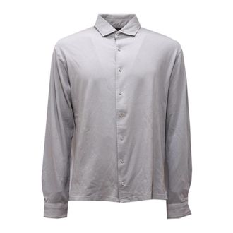 Liu Jo Regular Fit Graues Baumwoll-Polohemd - - Shirts - Herren - Grau - 3XL