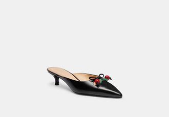 Coach Pantolette mit Kirschmuster