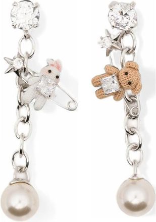 Yvmin Crystal-embellished Drop Earrings