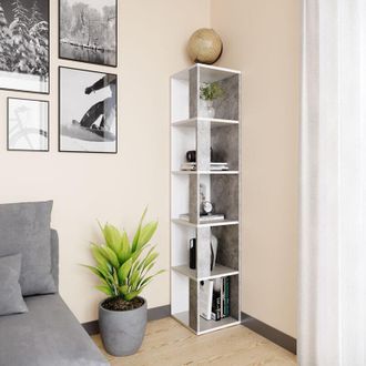 Vicco Eckregal Lio, Beton, 33.3 x 162.2 cm