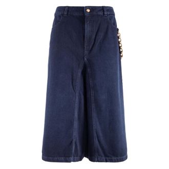 Nenette Jupe-pantalon - Femme - Pantalons - Bleu - Taille: W29
