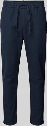 Only & Sons Cropped Stoffhose aus Leinen-Mix Modell LINUS