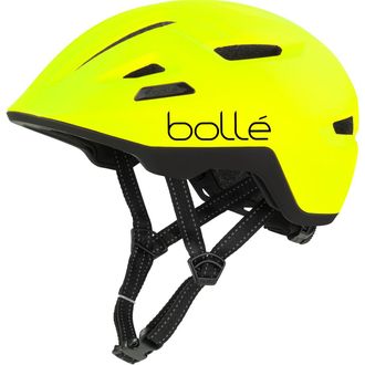 Bolle Stance, Hi Vis Yellow Matte, No Lens Reference, Large, Bike Helmets, Unisex, Adult