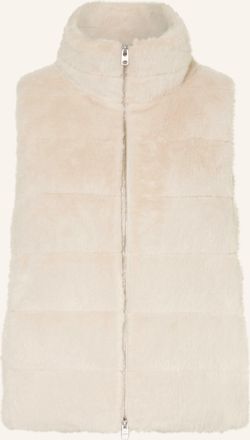 Juvia Daunenweste Fjella Mit Kunstfell weiss