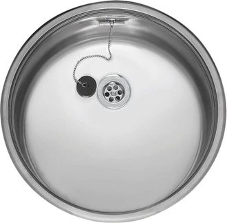 Reginox Reginox Einbausp&uuml;le R18 390 OSK Edelstahl - rundes Einzelbecken