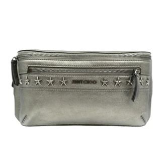 Jimmy Choo London Pre-owned Leder Schultertasche - - Pre-owned - Damen - Grau - ONE SIZE