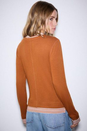 Next Langarmshirt Lang&auml;rmeliges Button-down-Henley-Oberteil (1-tlg)