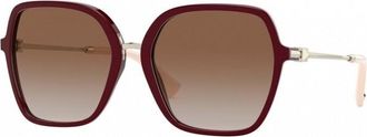 Valentino Handbags VA4077 Occhiali da sole, Bordeaux/Marron, 57 mm
