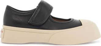 Marni Chunky Platform Leder Mary Jane Sneakers - - Shoes - Damen - Schwarzk - 36 EU