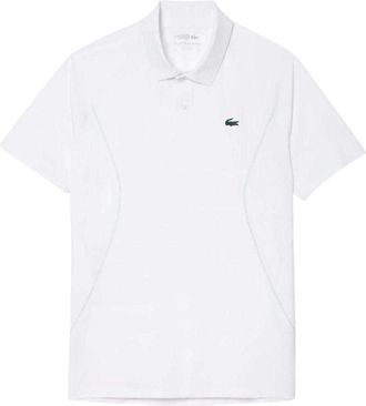 Lacoste Tennis x Novak Djokovic Poloshirt f&uuml;r Herren, Regul&auml;r (Wei&szlig;)