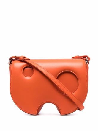 Off-white sac port&eacute; &eacute;paule Burrow - Orange