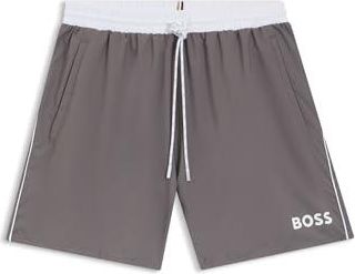 BOSS Boss Starfish 10259586 01 Short de Bain pour Homme, Gris fonc&eacute; 025, L