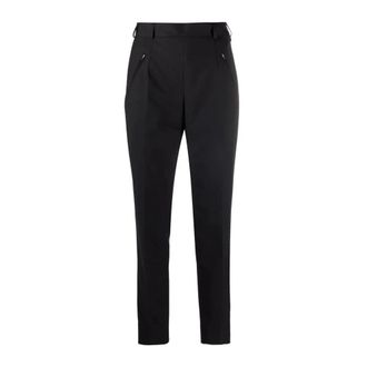Maison Margiela Schwarze Hose mit Lama-Haar - - Trousers - Damen - Schwarzk - 2XS