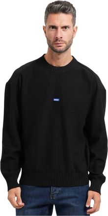 HUGO BOSS Pull col rond - Homme - Pulls - Noir - Taille: 2XL