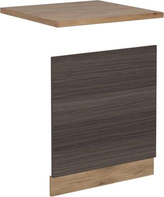 Vicco Frontblende R-Line, Edelgrau, 60 cm, ap Eiche Vicco