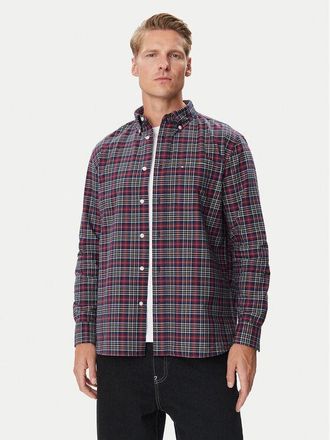 Tommy Hilfiger Hemd Oxford Tartan MW0MW44620 Dunkelblau Regular Fit