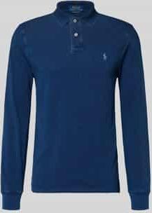 Polo Ralph Lauren Custom Slim Fit Poloshirt mit Label-Stitching