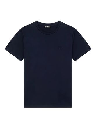 Dondup t-shirt à logo brodé - Bleu
