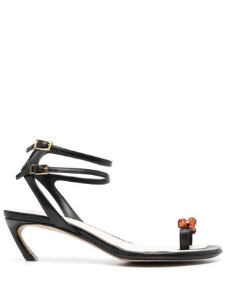 Lanvin Swing Sandalen mit Knoten 55mm - Schwarz