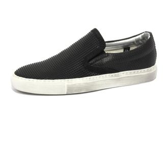 P448 E6 Schwarze Slip-On Schuhe Damen - - Shoes - Damen - Schwarzk - 35 EU